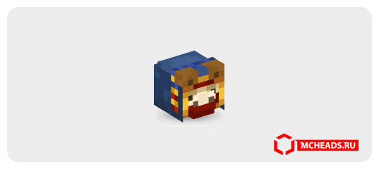 Wandering Trader Llama — Minecraft head