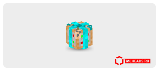 Command Block Present — Minecraft head