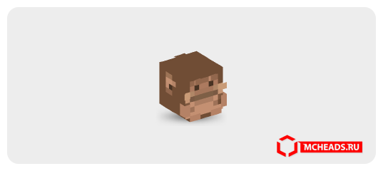 Monkey Plushie — 48912 — Minecraft head