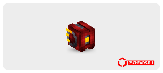 Elemental Prototype (Fire) — Minecraft head