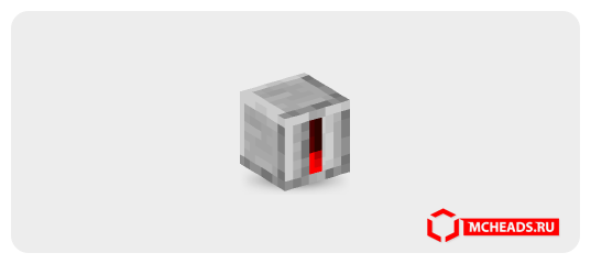 Redstone Indicator 3 — Minecraft head