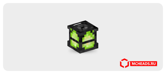 Lantern (lime) — 21327 — Minecraft head