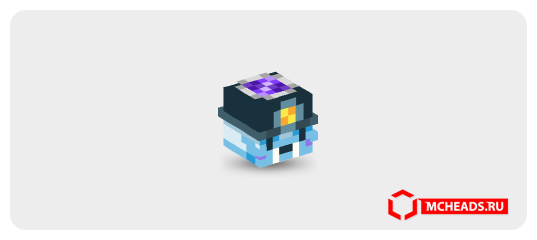 Coal Minion VII — Minecraft head