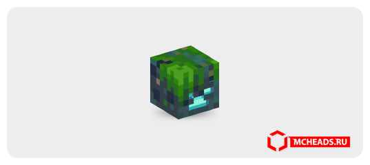 Dark Drowned — Minecraft head