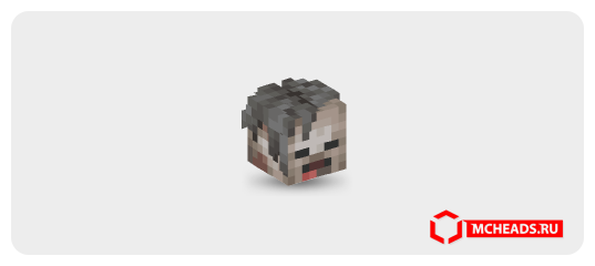Seaweed Skeleton — Minecraft head