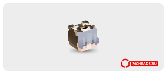 Boy in Raccoon Costume — Minecraft head