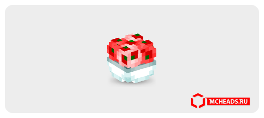 Strawberry Sundae — Minecraft head