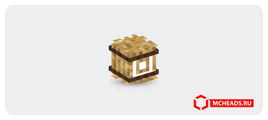 Hay Bale with Target — 19395 — Minecraft head