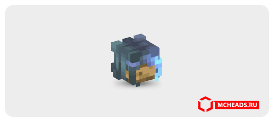 Wig (Blue) — 30148 — Minecraft head