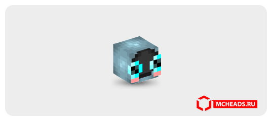 Blushing Robot — Minecraft head