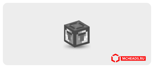 Battery 0% — Minecraft head