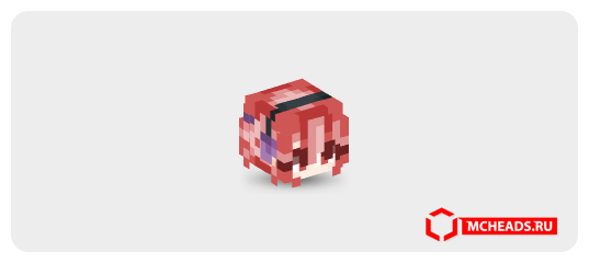 Kasane Teto — Minecraft head