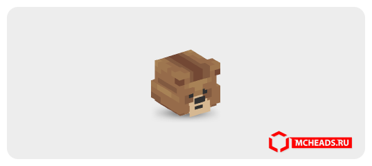 Brown Bear — Minecraft head
