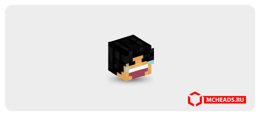 Laughing Man — Minecraft head