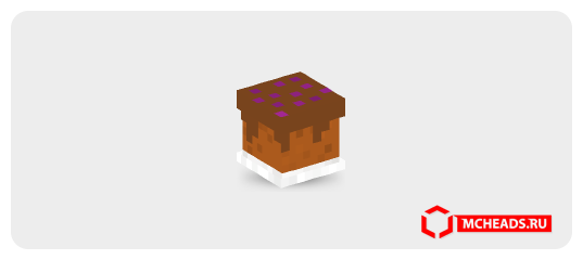 Cake on a Plate — 49005 — Minecraft head