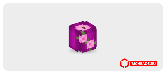 Spa Candle (Pink) — Minecraft head