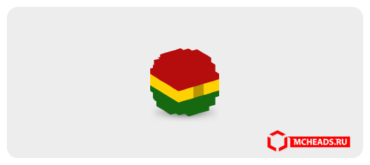 Bolivia — Minecraft head