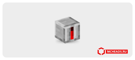 Redstone Indicator 5 — Minecraft head