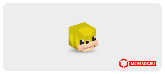 Yellow Ugandan Knuckles — 16255 — Minecraft head