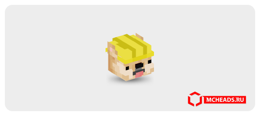 Builder Doge — Minecraft head