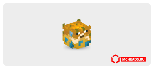 Open Spawn Egg (Pufferfish) — Minecraft head