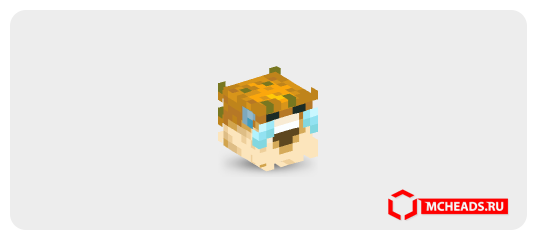 Pufferfish (laughing crying) — Minecraft head