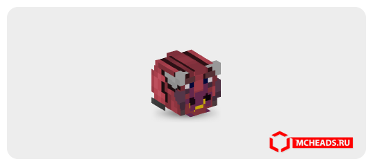 Evil Bull — Minecraft head