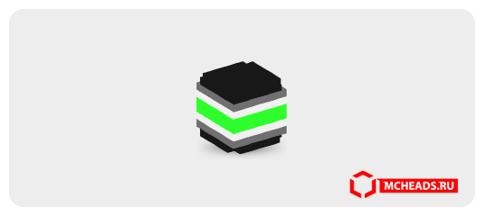 Agender Flag — Minecraft head