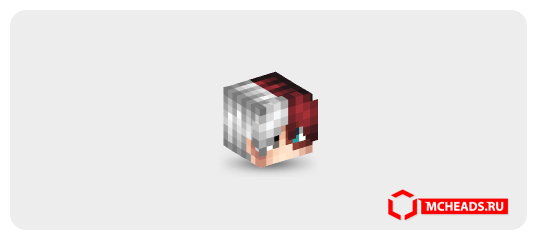 Shoto Todoroki — 72187 — Minecraft head