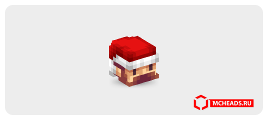 Festive Notch — Minecraft head