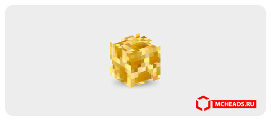 Coral (yellow) — Minecraft head