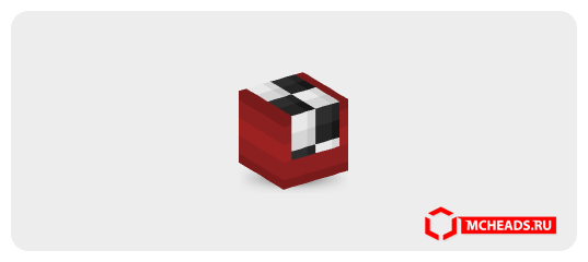 Checkered Wall (bottom) — Minecraft head