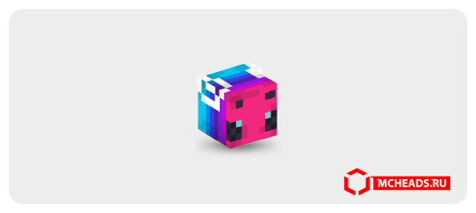 Pridebee (Versandrogyne) — Minecraft head