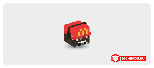 McDonalds Cow — Minecraft head