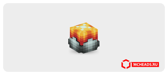 Fire Bowl — Minecraft head