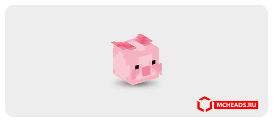 Piglet — Minecraft head