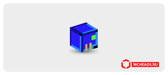 Blue Key — Minecraft head