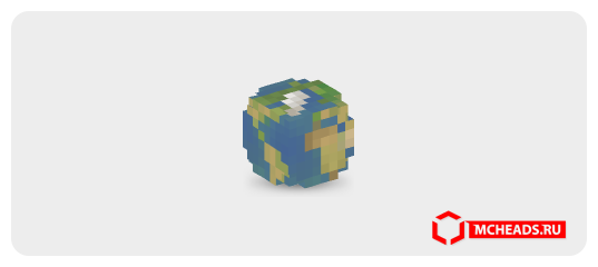 Globe — 2982 — Minecraft head