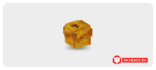 Candle (orange) — 2618 — Minecraft head