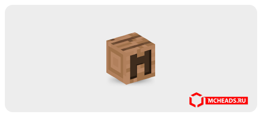 Jungle M — Minecraft head
