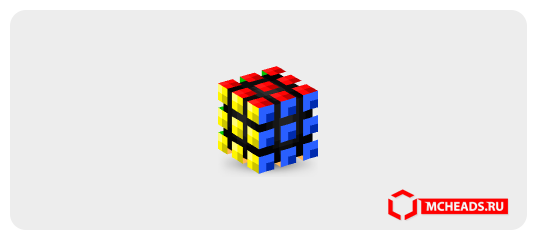 Rubik's Cube — Minecraft head