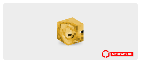 Golden Zombie Pigman — Minecraft head