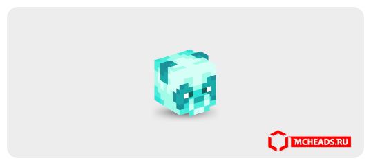 Diamond Panda — Minecraft head