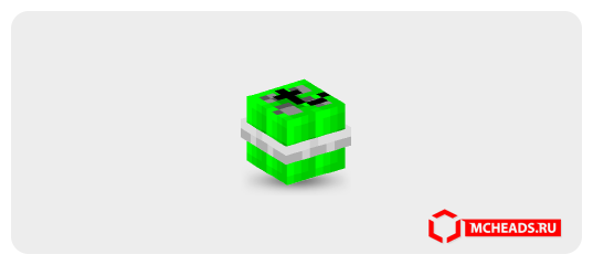 TNT (lime) — 11556 — Minecraft head