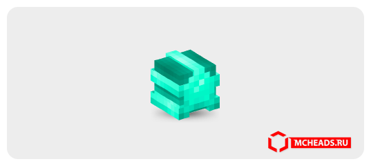 Star (Cyan) — Minecraft head