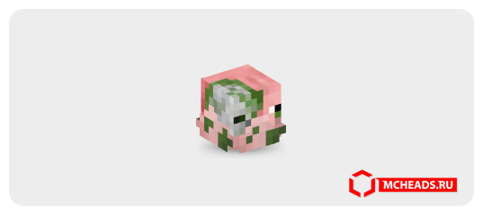 Open Spawn Egg (Zombie Pigman) — Minecraft head
