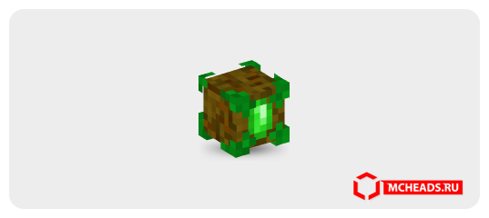 Wood Gem — Minecraft head