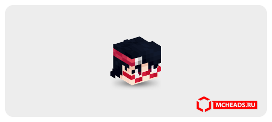 Sarada Uchiha — Minecraft head