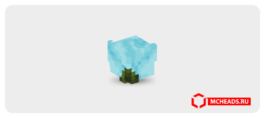 Dusty Turquoise Rose — Minecraft head