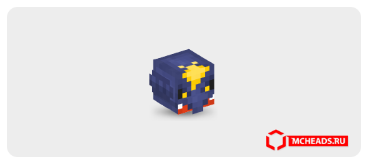 Garchomp (#445) — 11797 — Minecraft head